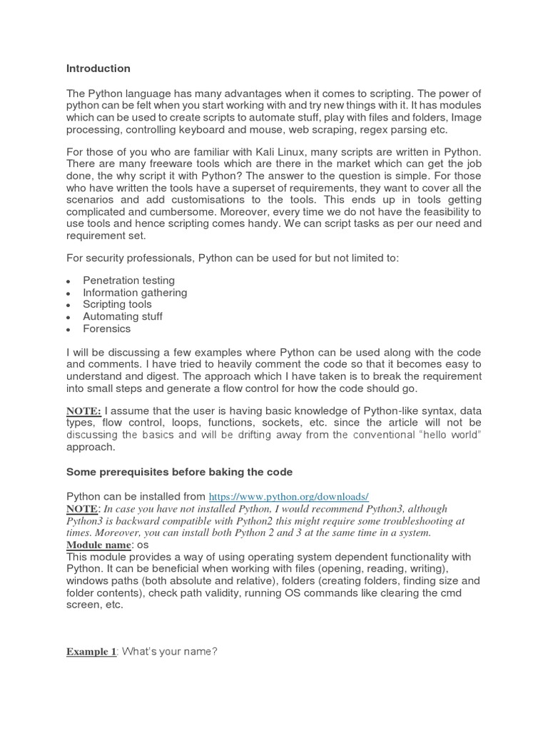 Python For Sec Introduction | PDF | Network Packet | Port (Computer Networking)