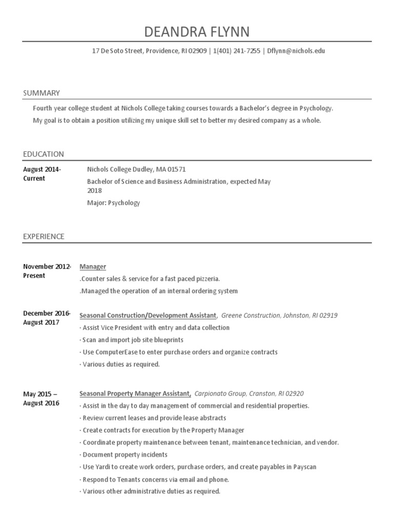 Resume 2018 | PDF | Career & Growth | Business
