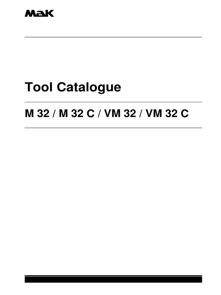 5 Tool Catalogue | PDF | Cylinder (Engine) | Piston