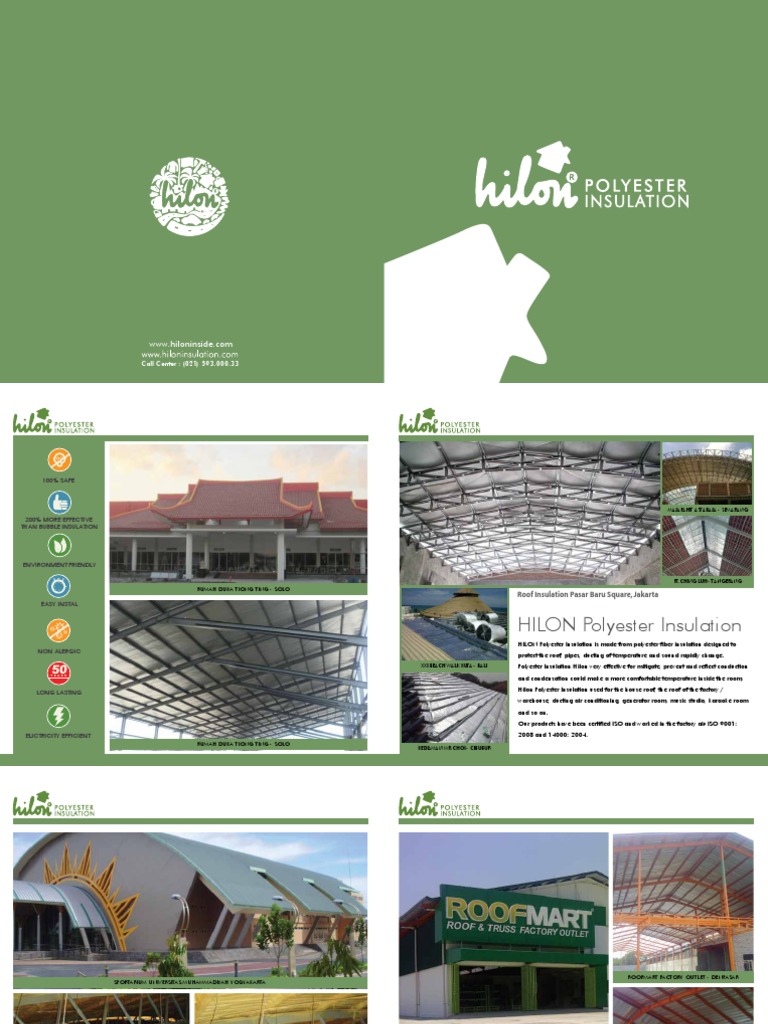 Booklet Hilon Insulation ENG | PDF | Thermal Insulation | Materials