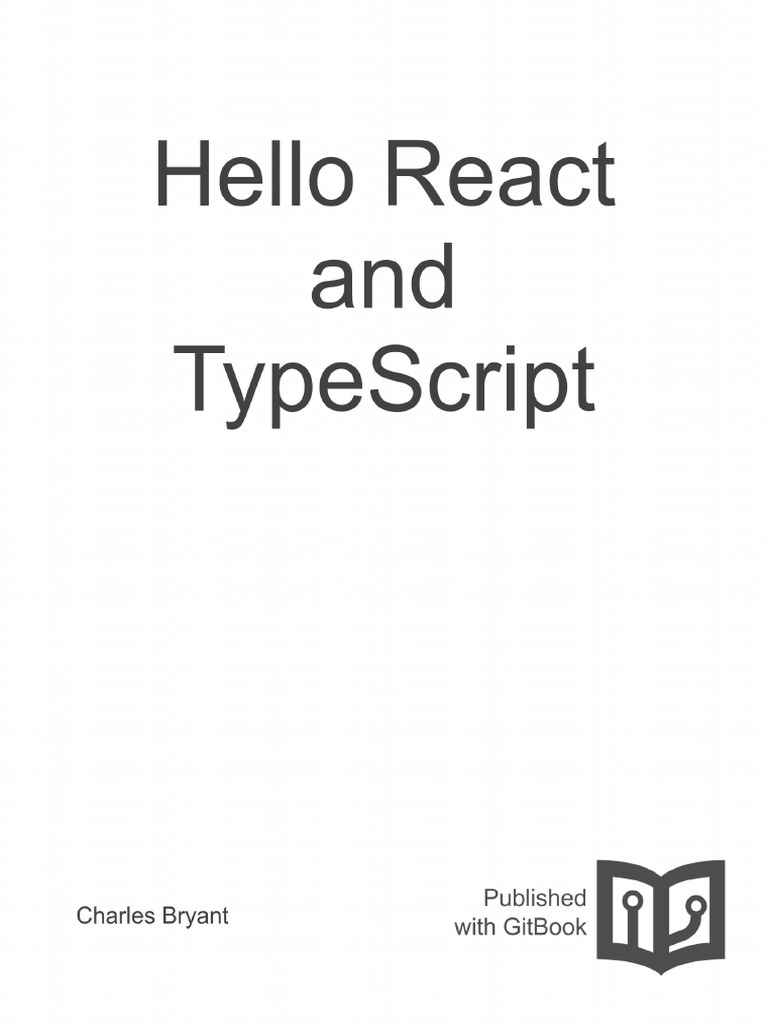 Hello React and Typescript | PDF | Java Script | Integrated Development Environment