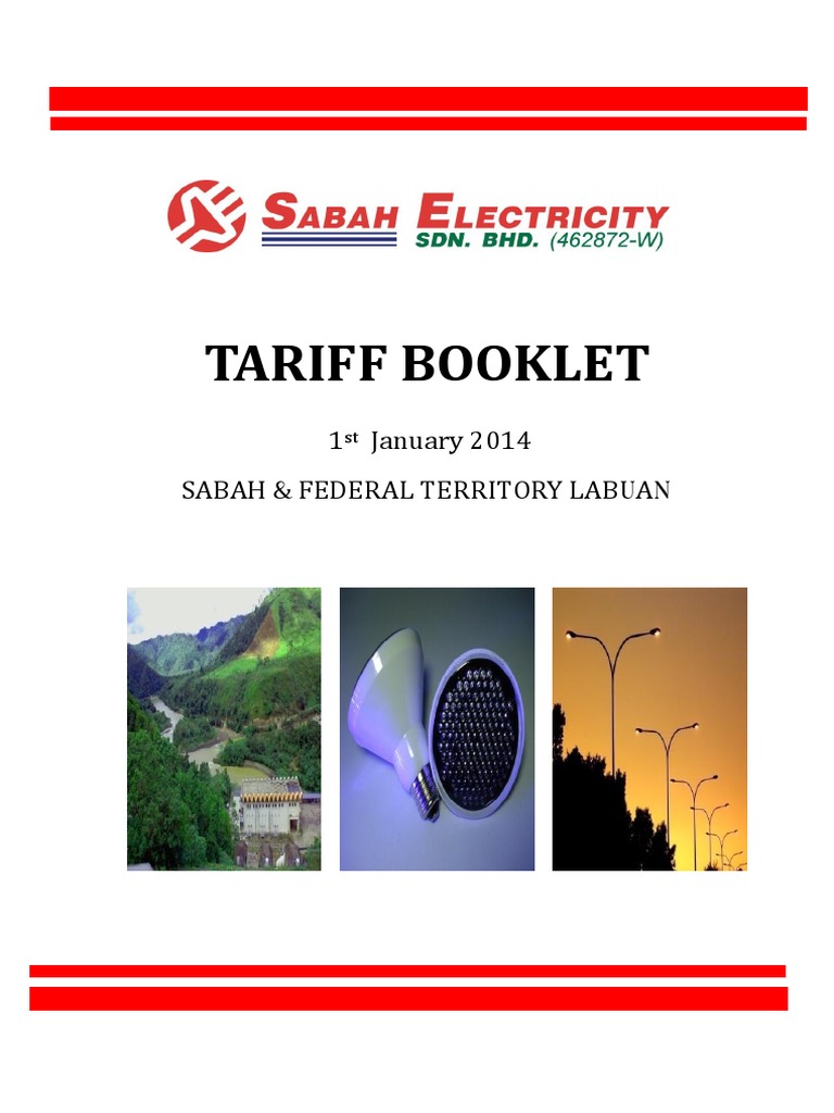 Tariff Booklet SESB | Download Free PDF | Kilowatt Hour | Electric Power