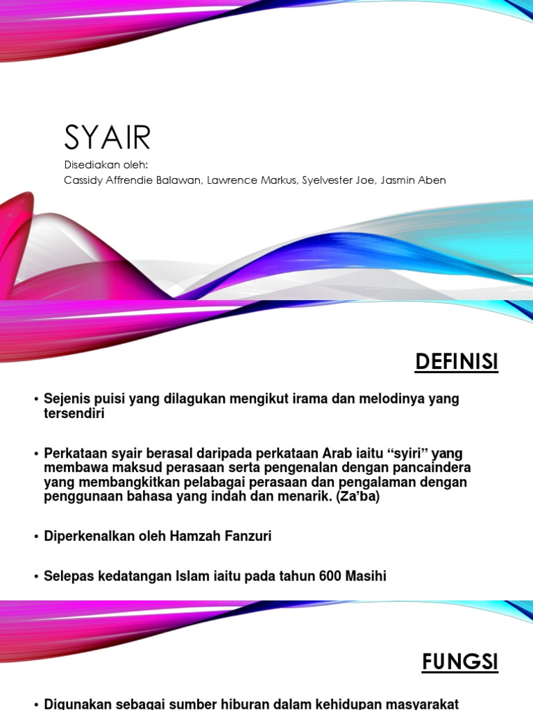 Syair | PDF