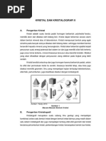 Jurnal Kristalografi Dan Mineralogi Muh - Dermawann | PDF