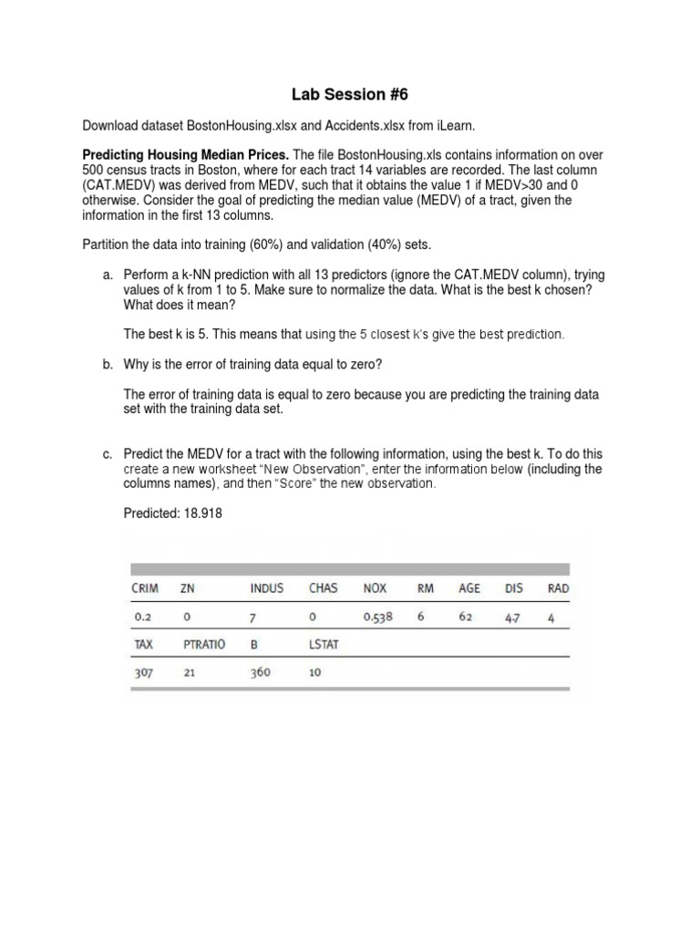Lab Session 6 | PDF | Statistical Analysis | Teaching Mathematics