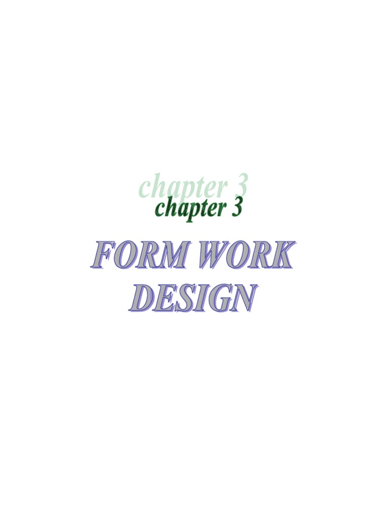 Formwork Design Guidelines | PDF | Bending | Concrete