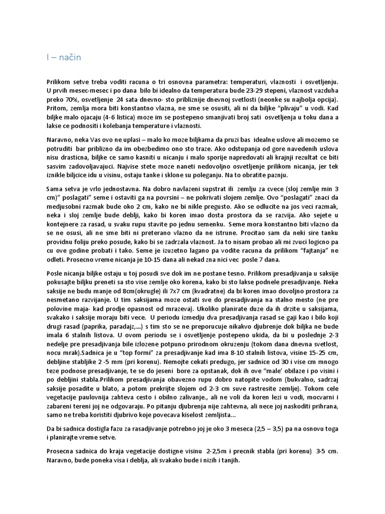 Paulovnija | PDF