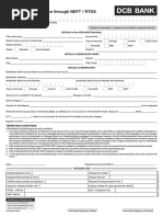 RTGS Form Sbi PDF | PDF | Services (Economics) | Banks