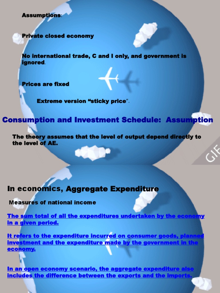 Closed Economy Aggregate Expenditure | PDF | Macroeconomics | Economics