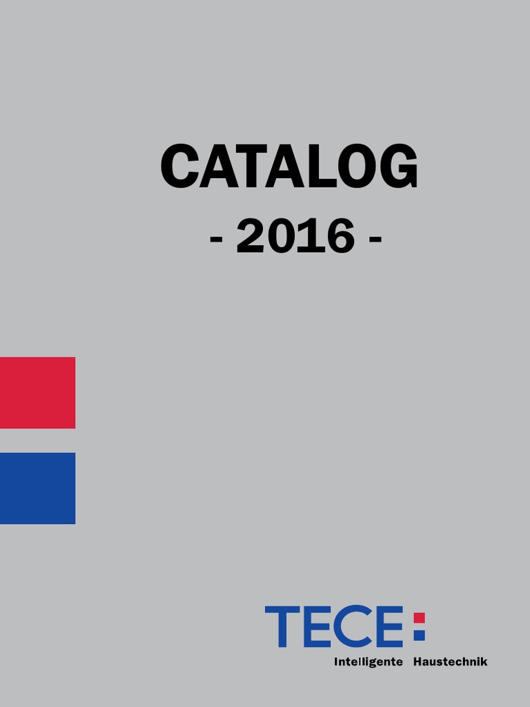 Catalog de Produse 2016 TECE | PDF