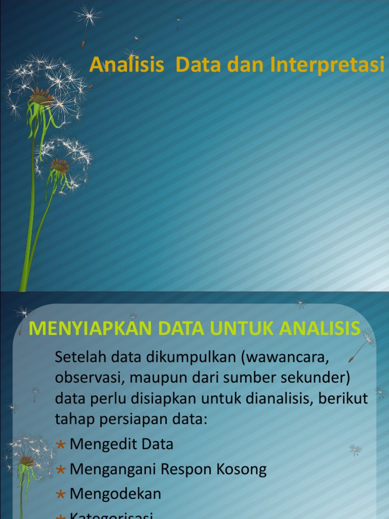 Analisis Dan Interpretasi Data | PDF