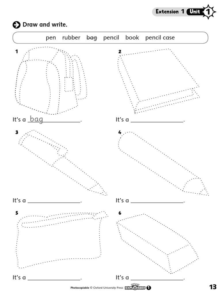 Draw and Write.: Pen Rubber Bag Pencil Book Pencil Case | PDF | Nature ...