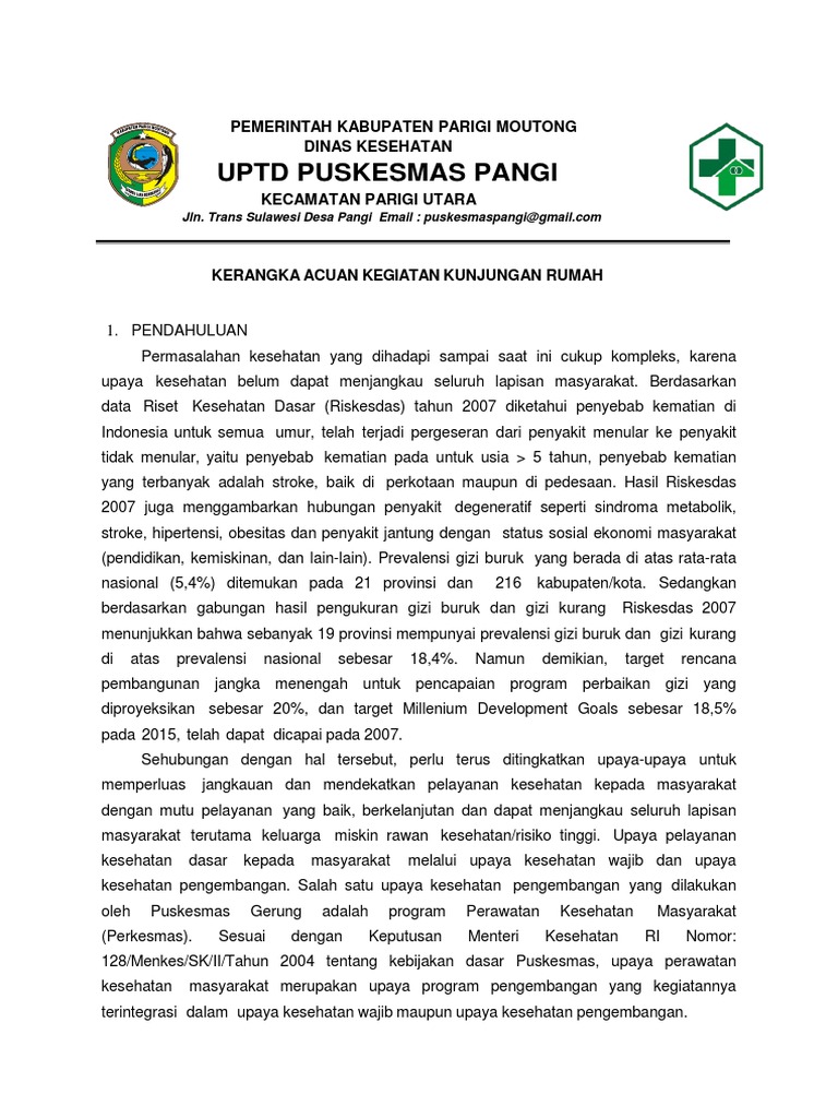 Kak Kunjungan Rumah | PDF