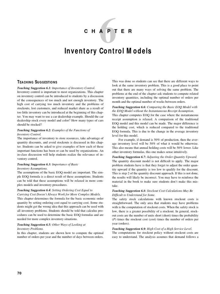 Chapter 06 Solutions PDF | PDF | Inventory | Inflation