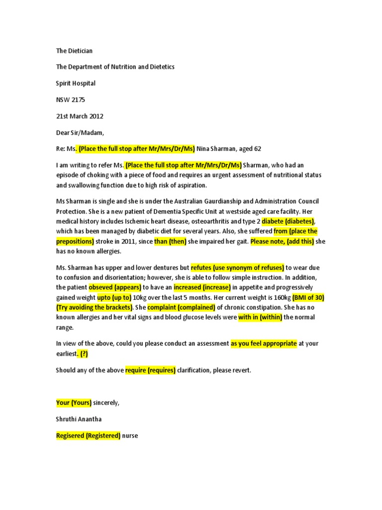 Mrs Nina Sharman Answer | PDF