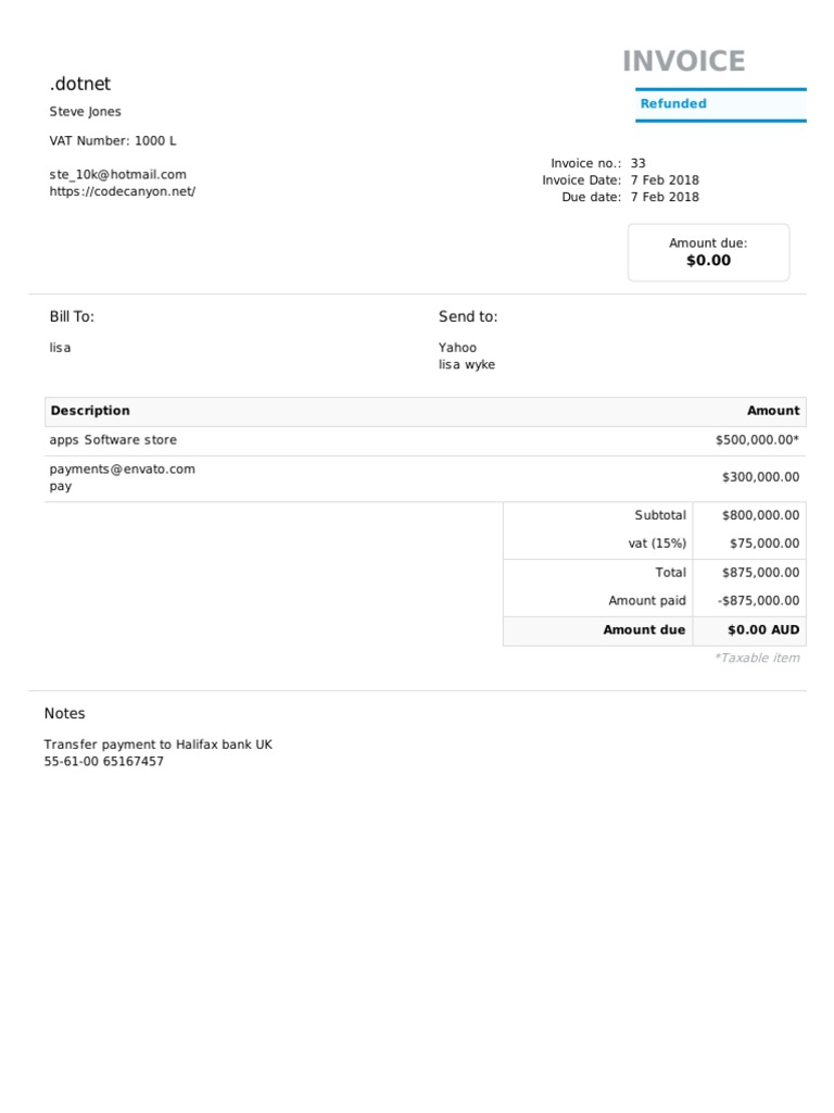 Invoice - 33 PDF | PDF