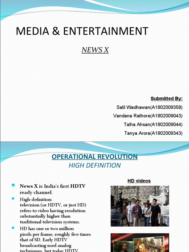 Media Operations | PDF | High Definition Television | Video