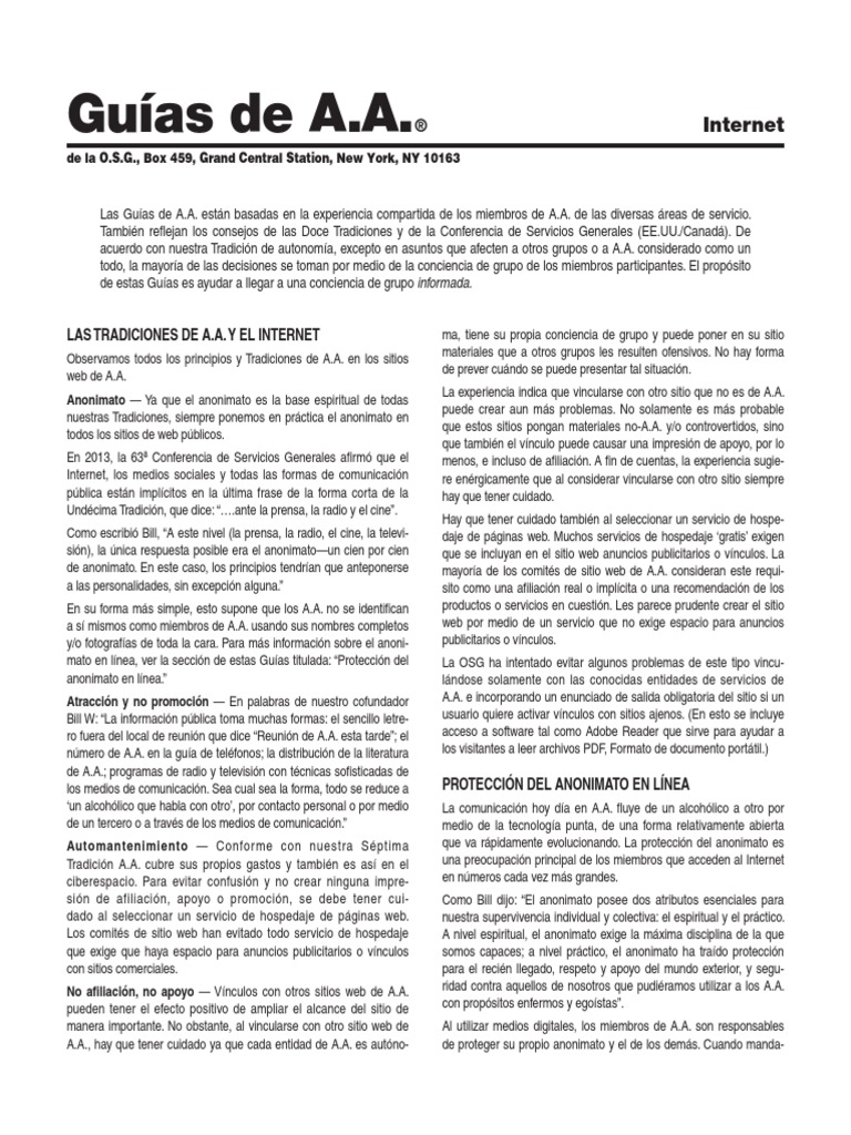 SMG 18 Internet | PDF | Anonimato | Contraseña