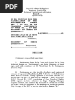 Petition to Cancel Encumbrance Sec 4 Rule 74 | PDF | Finance & Money ...