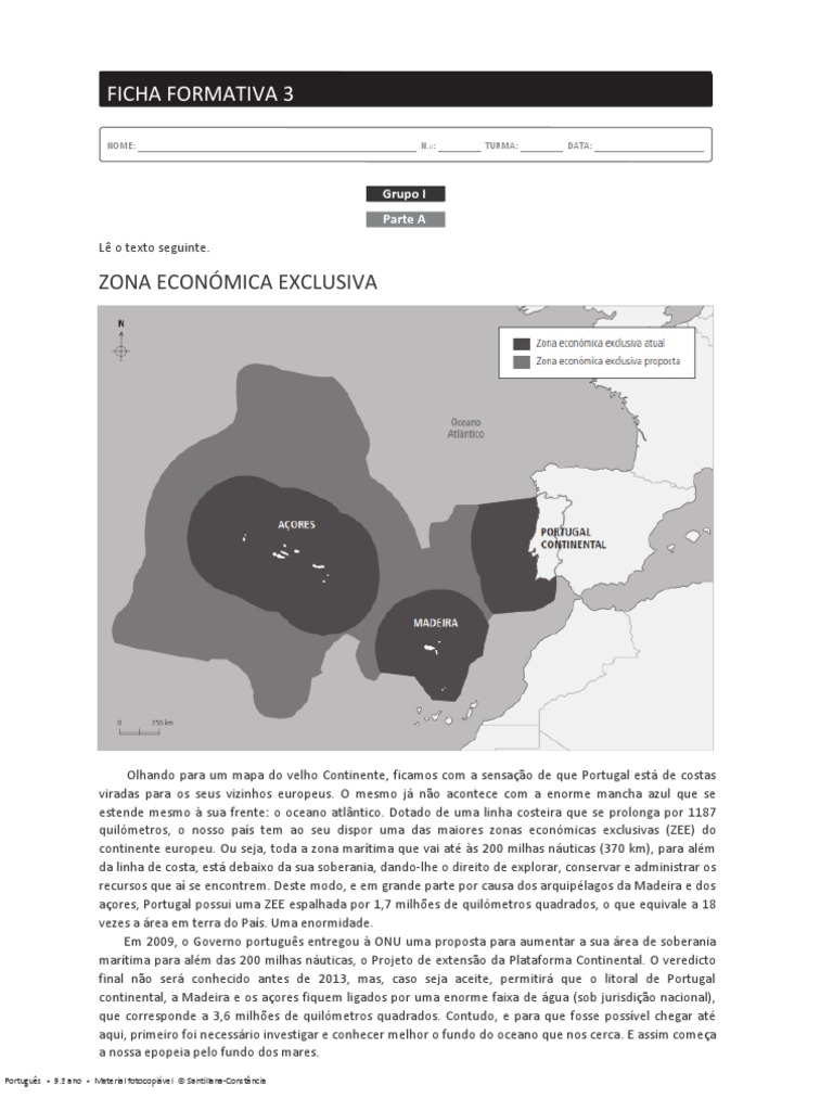 10401 | Download grátis PDF | Zona Econômica Exclusiva (ZEE) | Portugal