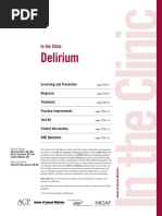 4AT Delirium Screening Tool Guide | PDF | Dementia | Medicine