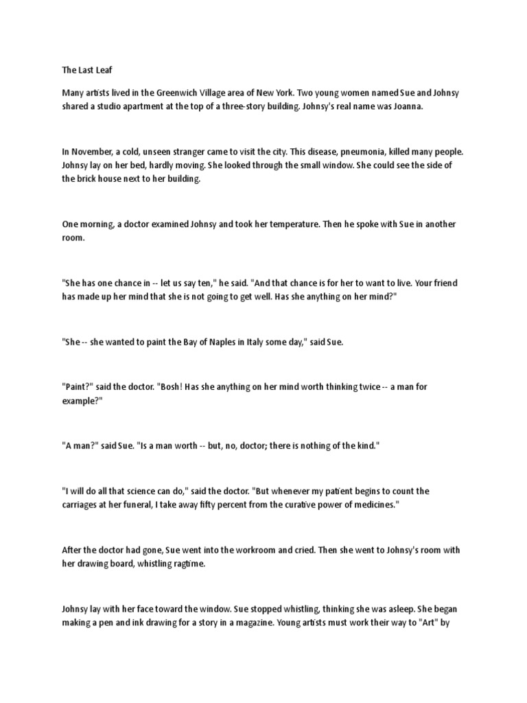 The Last Leaf | PDF | Livestock | Food Security