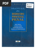 Manual de Derecho Procesal Penal 2025 - Almanza | PDF | Apelación | Presunción de inocencia