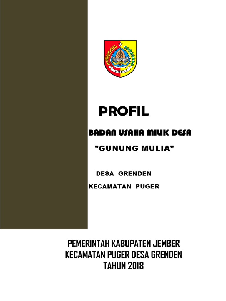 Formulir Isian Profil Bumdes | PDF