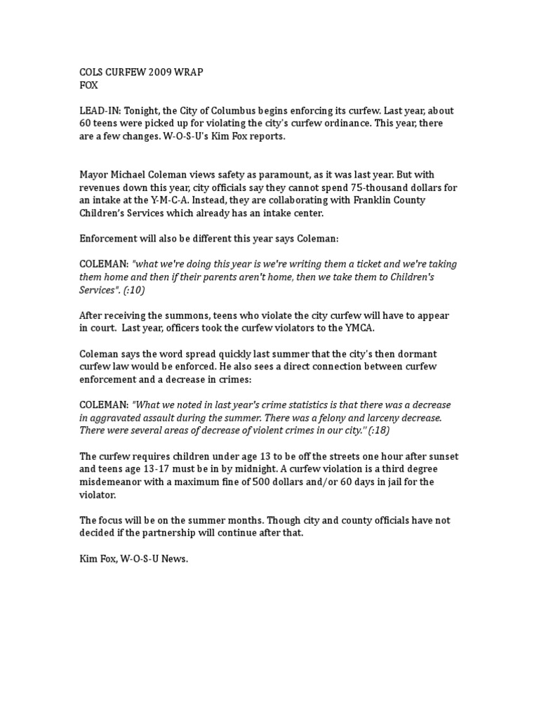 WRAP - Example | PDF