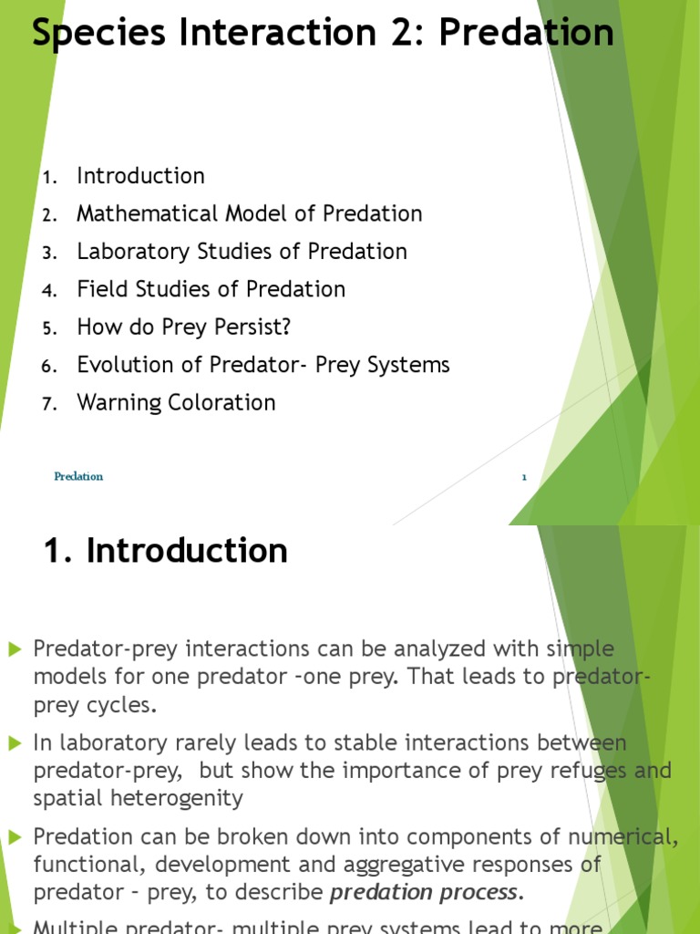 Predation | PDF | Predation | Ecology