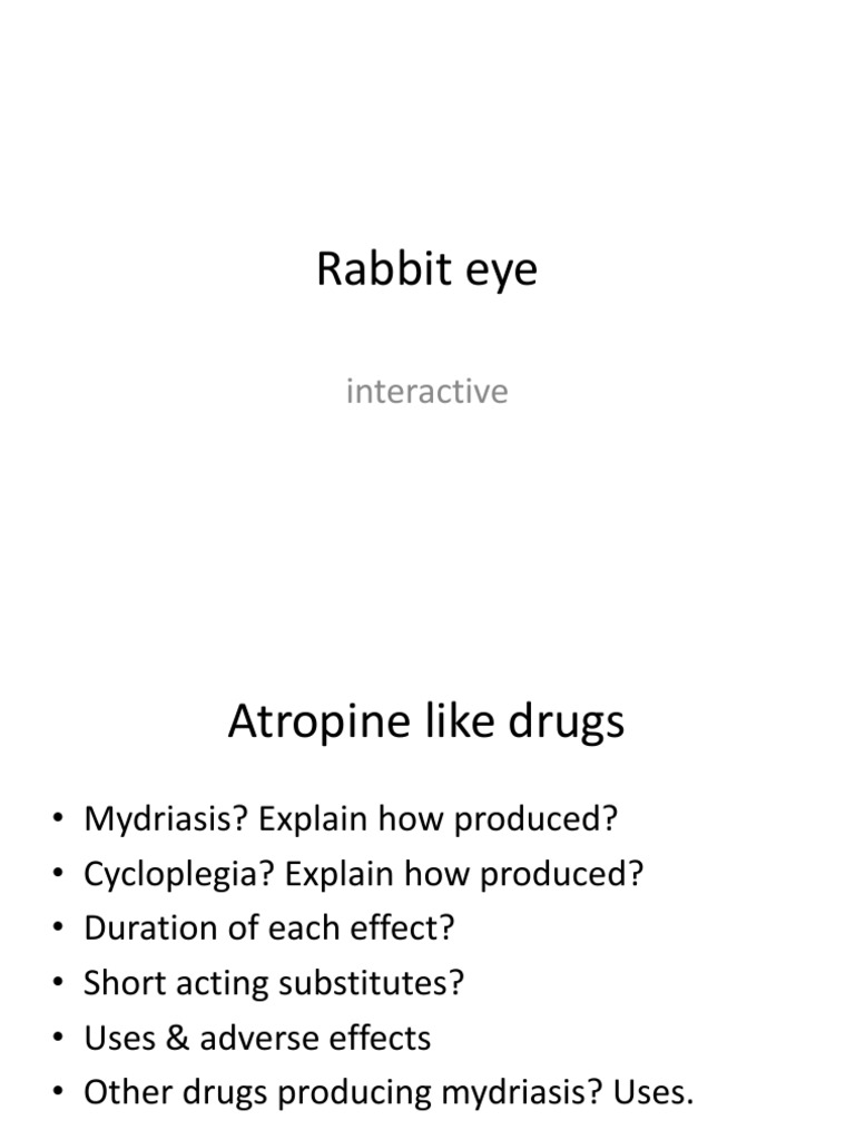 An Overview of Mydriatic and Miotic Drugs: Mechanisms of Action ...