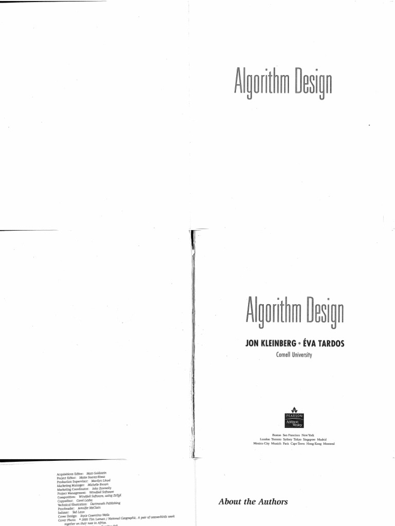 Algorithms Design Pdf Computational Complexity Theory Time Complexity
