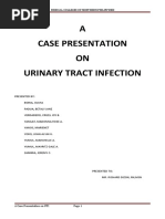UTI Case Study | PDF | Urinary Tract Infection | Urinary Incontinence