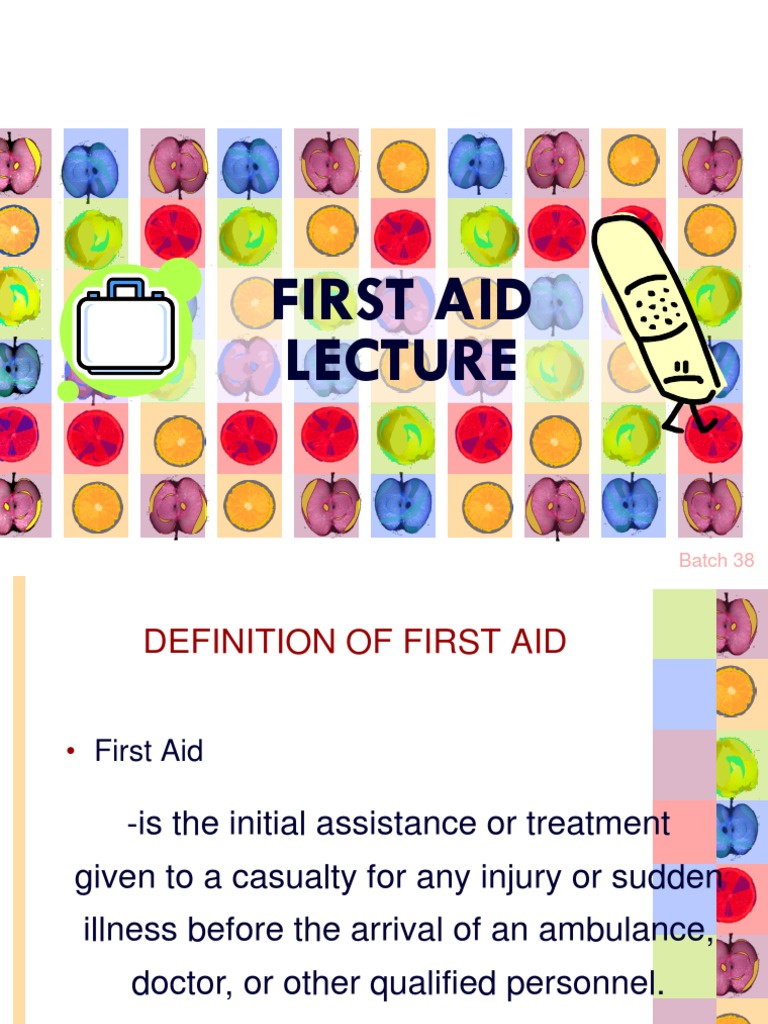 First Aid: Batch 38 | PDF | First Aid | Rabies
