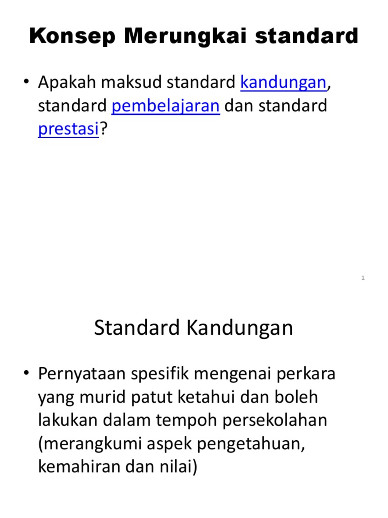Tajuk 5 Merungkai Standard Dan Penjajaran Konstruktif | PDF