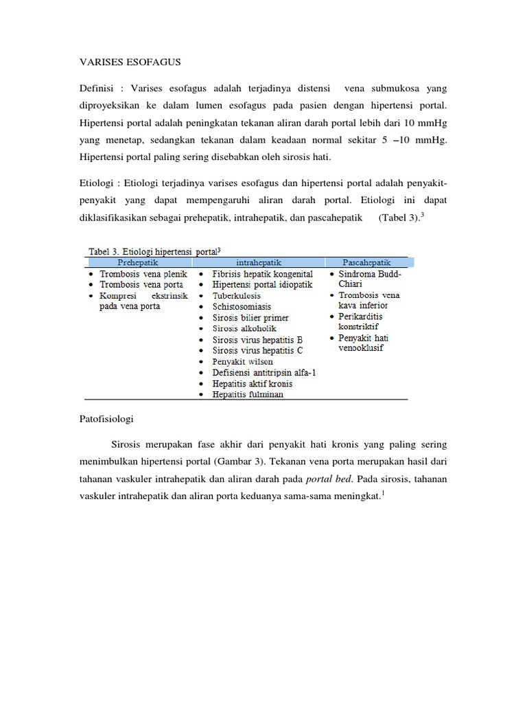 Varises Esofagus | PDF | Pengembangan Diri