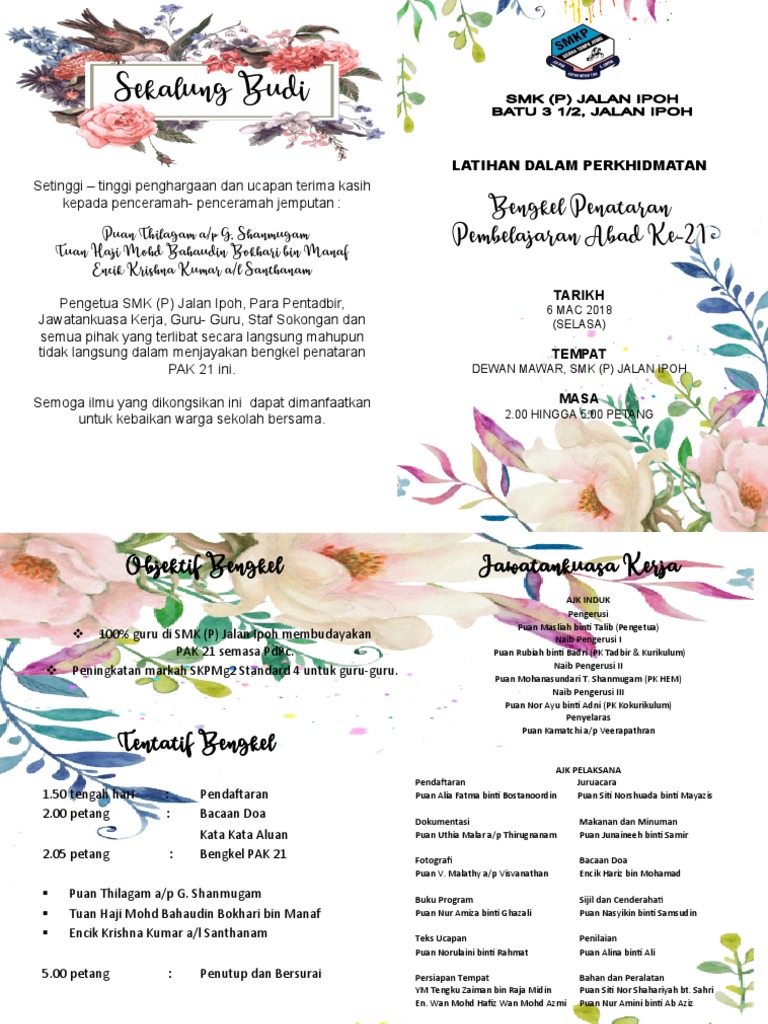 Contoh Buku Program Ringkas | PDF