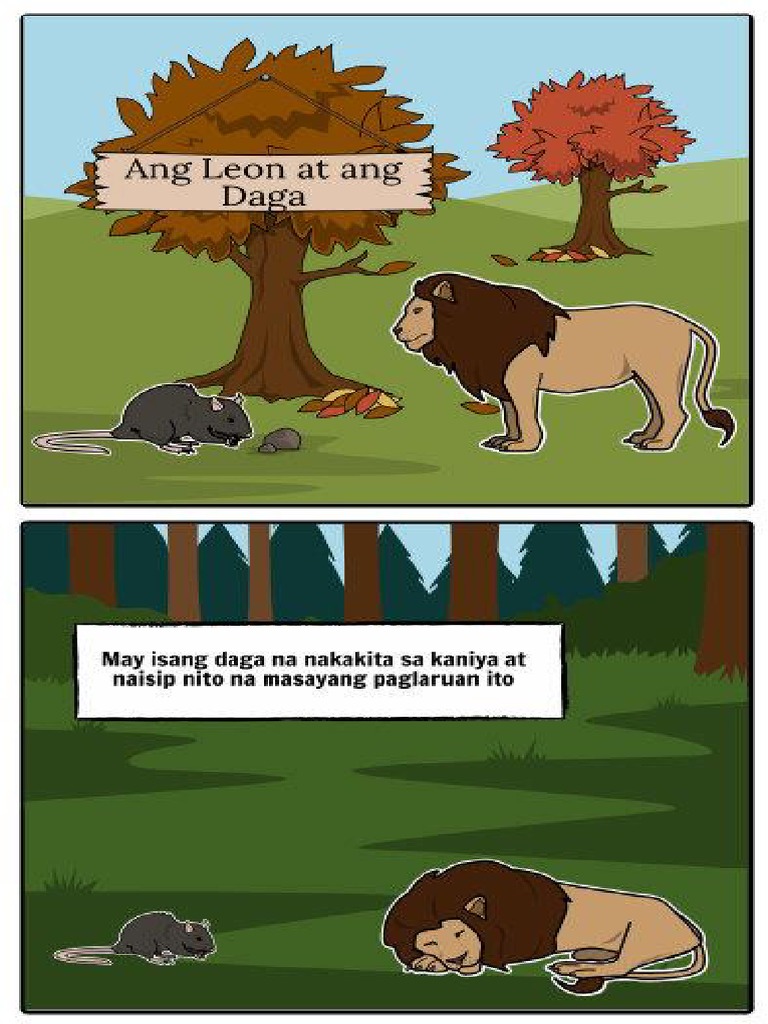 Ang Leon at Ang Daga | PDF