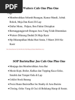 Sop Coffee Shop | PDF