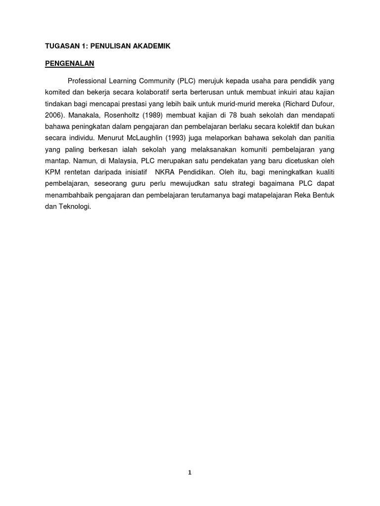 Plc-Strategi Lesson Study DLM RBT | PDF