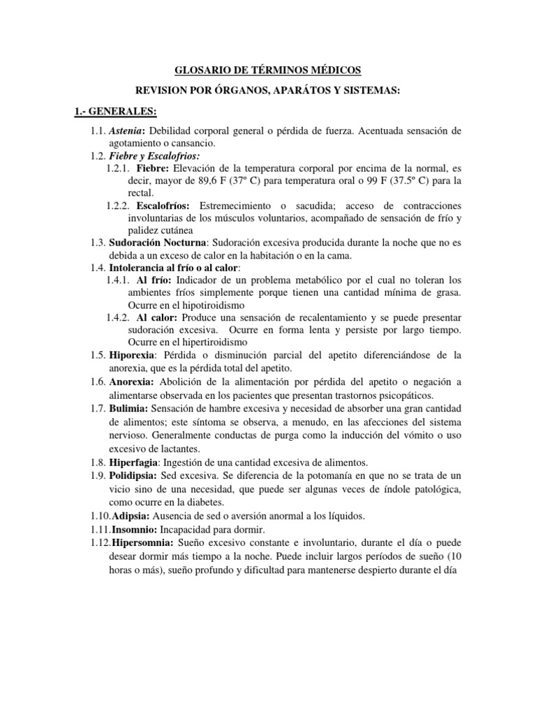 Glosario de Términos Médicos 2017 | PDF | Ojo humano | Percepción visual