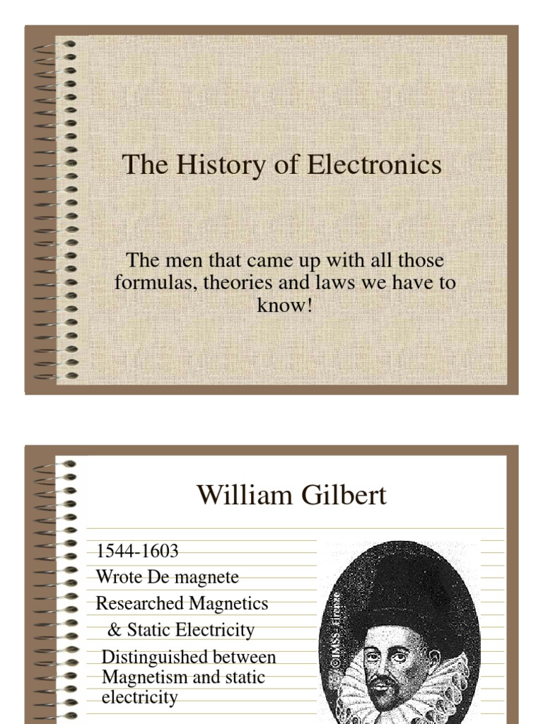 The Pioneers of Electronics: A Brief History of the Key Individuals and ...