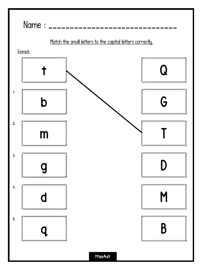 Matching Letter 1 | PDF