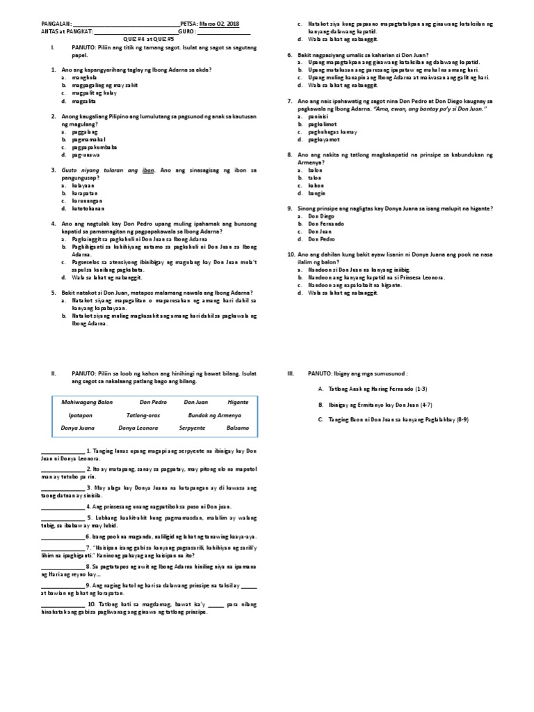 Written Test #4 | PDF