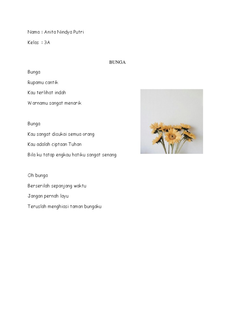 Puisi Bunga | PDF