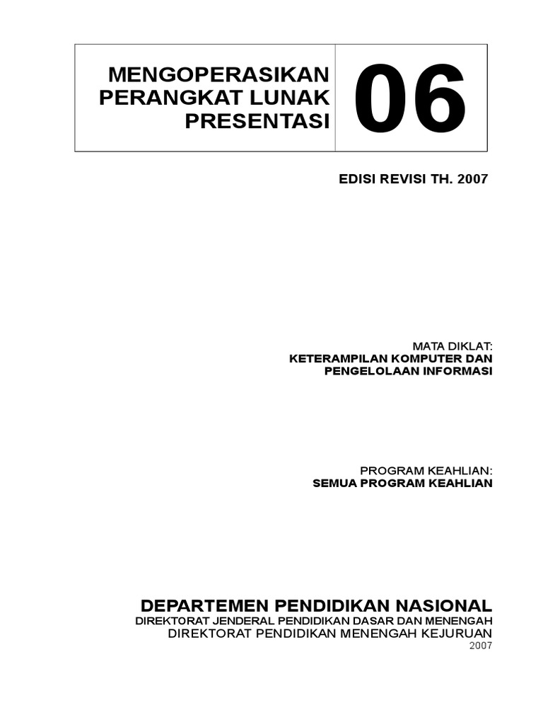 Modul 6 Presentasi | PDF | Seni | Komputer