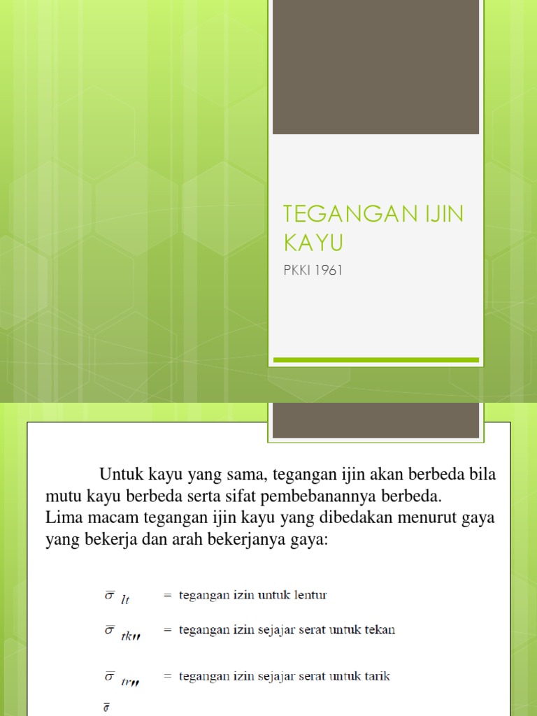 Tegangan Ijin BTG Tarik 02032015 PDF | PDF