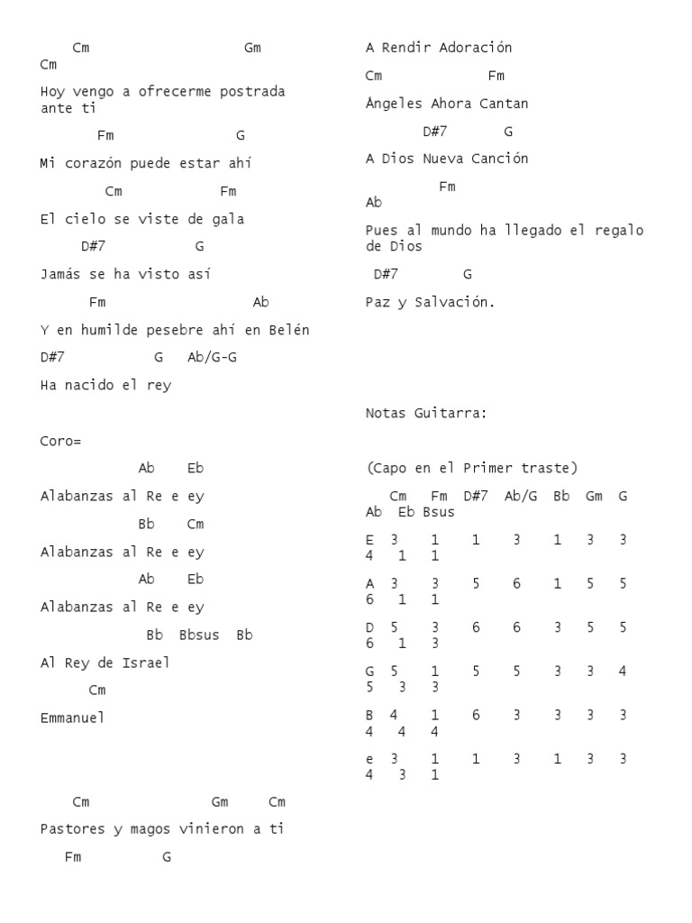 Alabanzas Al Rey | PDF