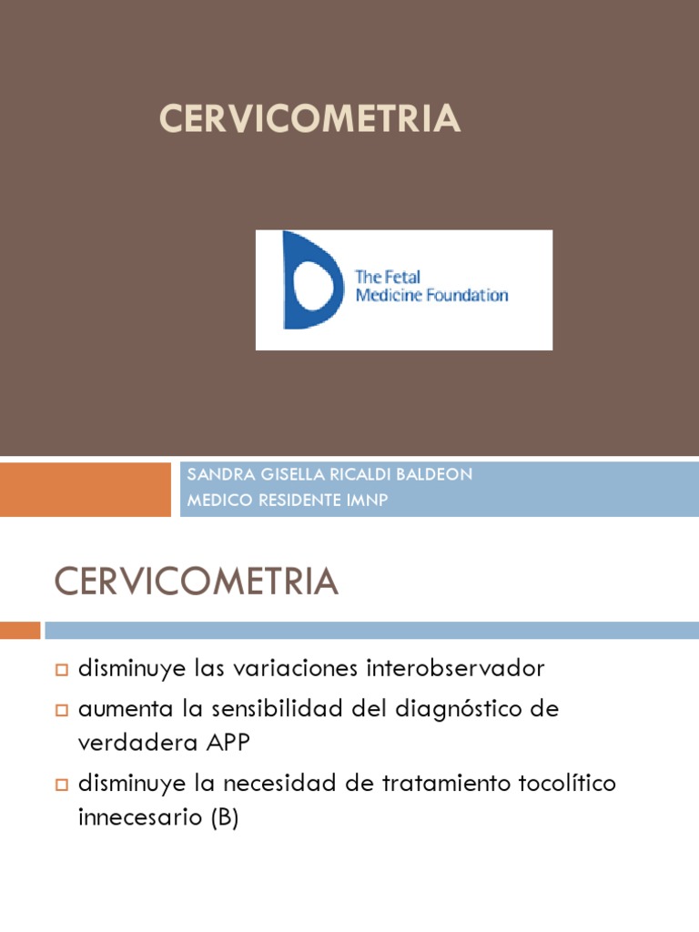 Cervicometria SANDRA | Salud pública | Medicina