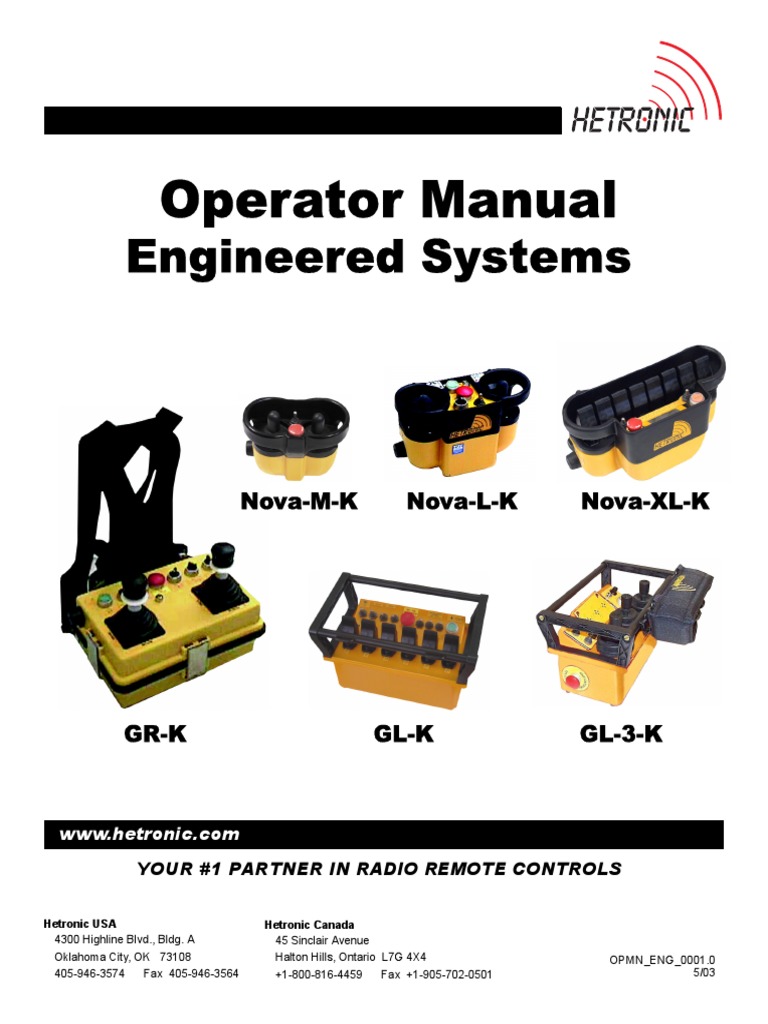 Wireless Remote Manual Hetronic | PDF | Electrical Connector | Radio